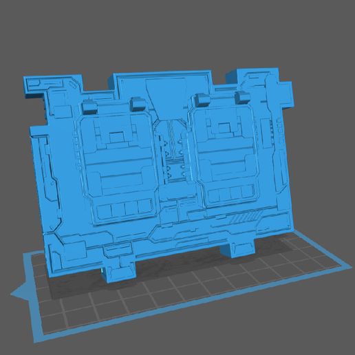 🎲 Mecha Base Hangar - SET A・ STL File for ・Cults