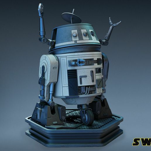 ⭐ STAR WARS CHOPPER SCULPTURE: TESTED AND READY FOR 3D PRINTING・ 3D ...
