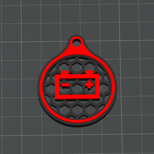 3MF file Battery light keychain for petrolheads 🔋 ・3D printable model ...