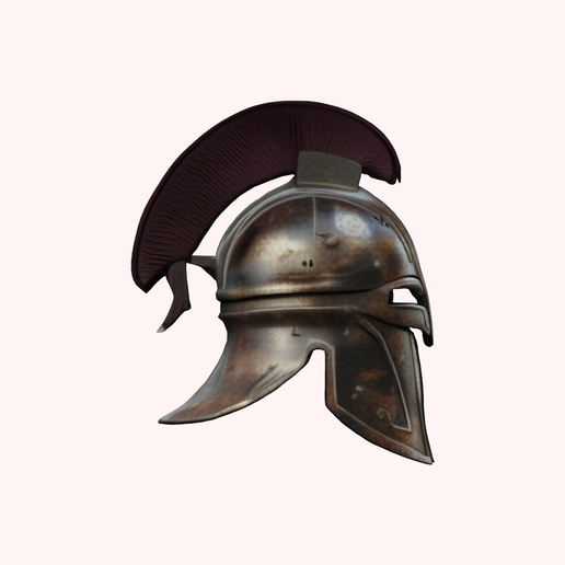 STL file Ancient Greek Spartan Helmet 🏛️ ・Model to download and 3D ...