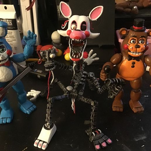 3D printed Articulated MANGLE • made with A1 mini・Cults