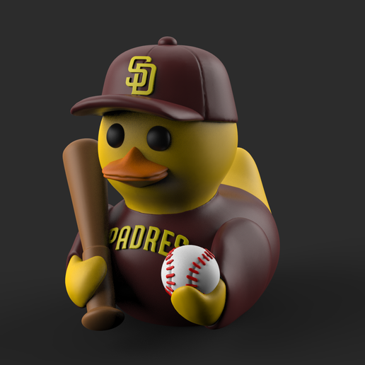 🦆 San Diego Padres (COLORED FILES)・ STL File for 3D printing・Cults