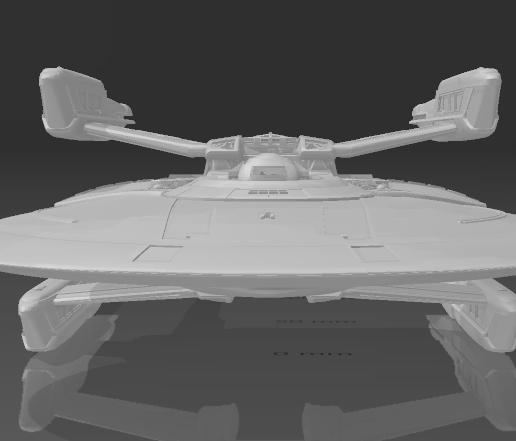 🖖 STO - Federation - Sagan-class Command Cruiser・Free STL File for 3D ...