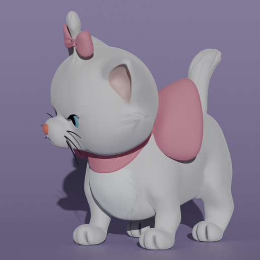 😡 Angry Marie Cat 3D Model・ 3D File for 3D printing・Cults