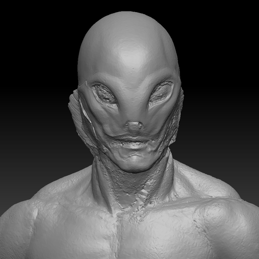 🩻 Abe Sapien Prosthetics Scan - Hellboy, Hellboy II・ OBJ File for 3D ...