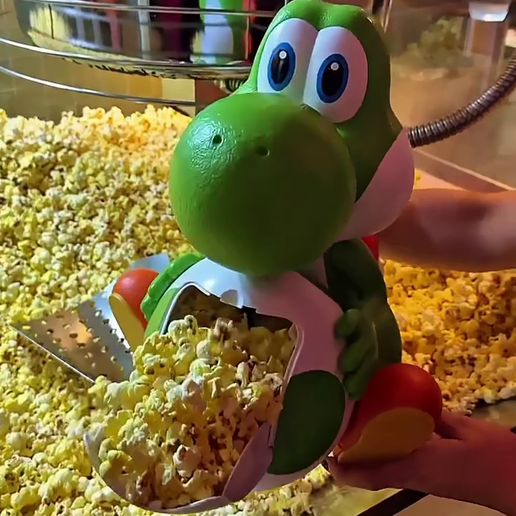 🍿 Yoshi Popcorn Snack Bucket - (Super Mario Galaxy)・Archivo STL para ...