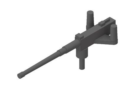 🔫 GI Joe Cobra Moray Machine Gun・ STL File for ・Cults