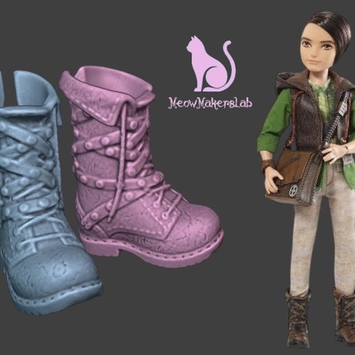 🏹 Hunter Huntsman, Zapatos, Ever After High・Archivo 3D para Impresión ...