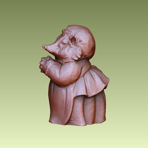 🐇 Mrs Tiggy-Winkle・ STL File for 3D printing・Cults