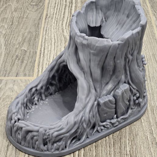 🌳 Dice_Tower_Tree_Hollow・ OBJ File for 3D printing・Cults