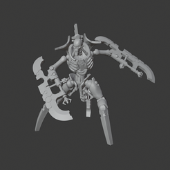 3D file SPACE ZOMBIE ROBOTS - TELEPORT LORD - 28MM MINIATURE - TABLETOP ...