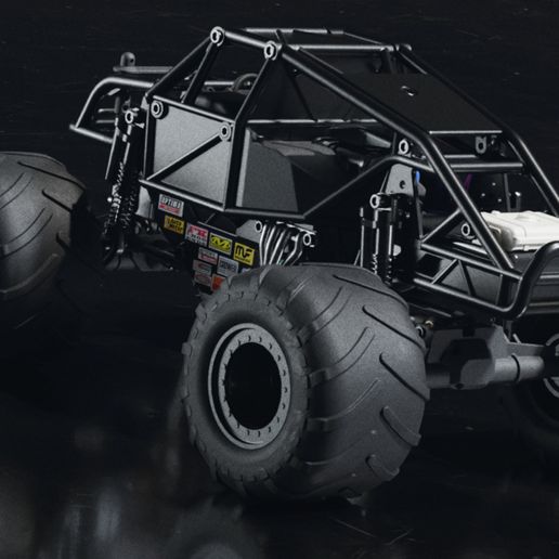 👹 Monster Truck Kit - 1/18 TRX4M Scale Chassis・ STL File for 3D ...