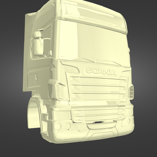 STL file SCANIA R-Series CABIN 🚚 ・3D printable model to download・Cults