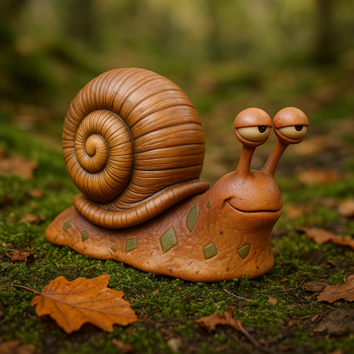 🐌 Snail (Follow us.)・Free STL File for 3D printing・Cults