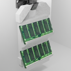 3D printer RAM wall mount display • made with Creality Ender 3 V2・Cults