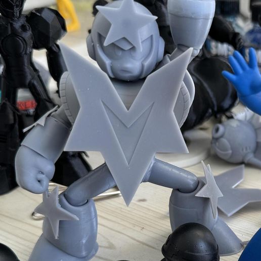 3D file Mega Man 5: Star Man 👨 ・Model to download and 3D print・Cults