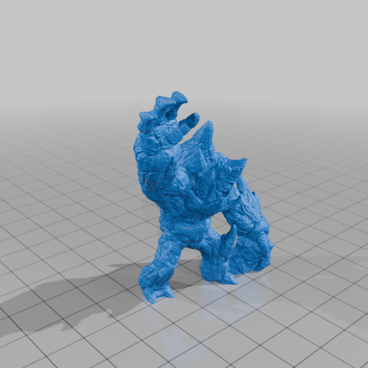 🌍 Earth Elemental [BEASTS AND BADDIES]・Free 3D File for ・Cults