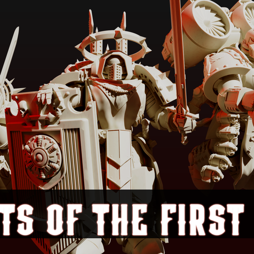 🔫 TANKORE'S KNIGHTS OF THE FIRST BLADE・ 3D File for 3D printing・Cults
