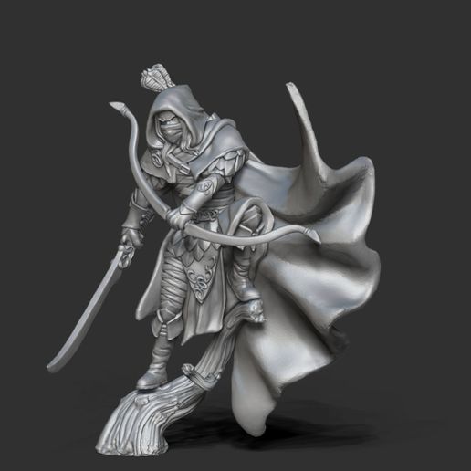 🧝 Elf - 35mm scale・ STL File for ・Cults