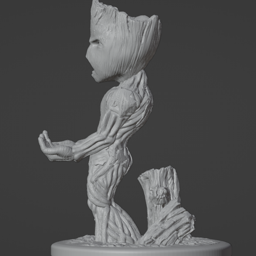 😡 Angry Groot Controller Stand・ STL File for 3D printing・Cults