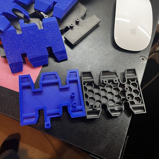 👽 VRD CARBON 38mm Skid for VFD Twin Transmission・ STL File for 3D ...