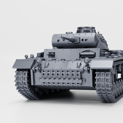 🇩🇪 Panzer III Ausf.H + 3 Tankmen (Germany, WW2)・ 3D File for 3D ...