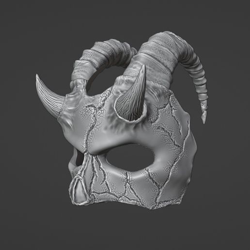 🎃 Rhea Ripley Mask \ Demon Mask・ 3D File for 3D printing・Cults