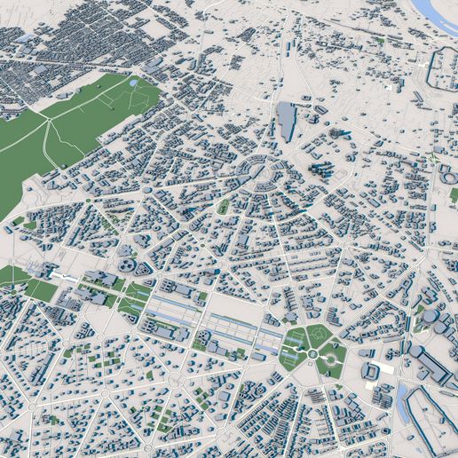 🆕 New Delhi City India・ STL File for 3D printing・Cults
