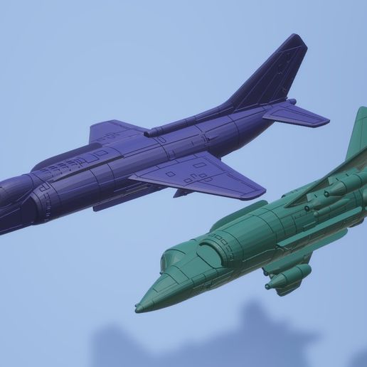 ️ 1:200 Yakovlev Yak-38・ STL File for 3D printing・Cults