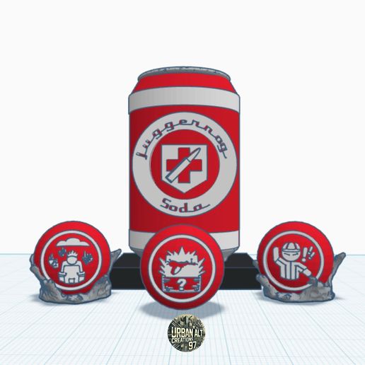 🥫 COD Zombies Red Bundle BO3 (3Gobblegums+1Perk+1Gobblegum Holder)・ 3D ...