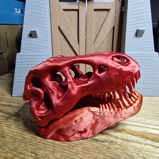 💀 T Rex Skull・Free STL File for 3D printing・Cults