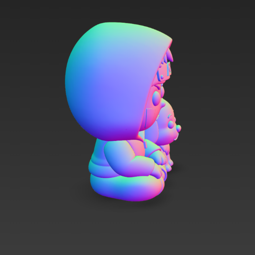 👶 Baby Kiba・ STL File for 3D printing・Cults