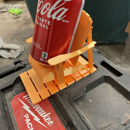 🪑 Milwaukee Packout Muskoka Adirondack chair cup, can, phone etc holder ...