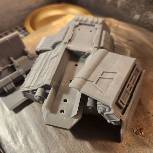 🚢 Helldivers 2- Super Destroyer (Printable)・3D Print with the Phrozen ...