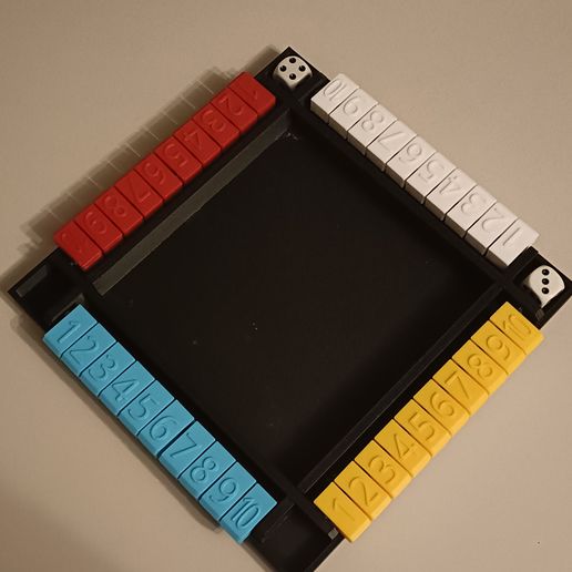 3D printing Shut The Box - Family Math Game • made with Bambulab A1・Cults