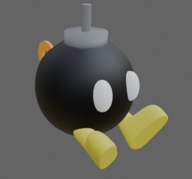 🦸 Bob-Omb Super Mario・ STL File for 3D printing・Cults