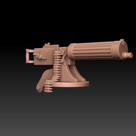 🔫 Maxim Gun PM 1910 Royalty Free Version・ 3D File for 3D printing・Cults