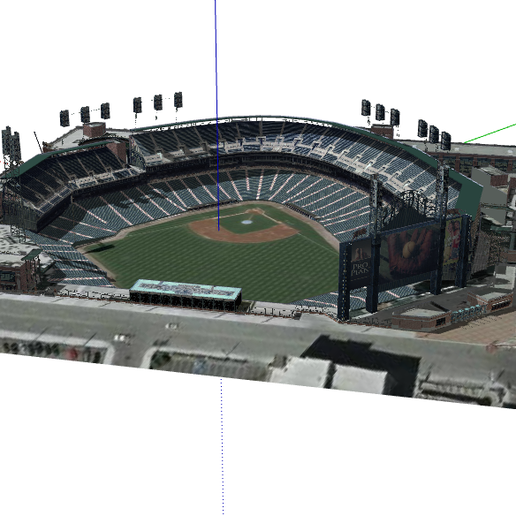 🏘️ Comerica Park (Detroit Tigers)・ STL File for 3D printing・Cults