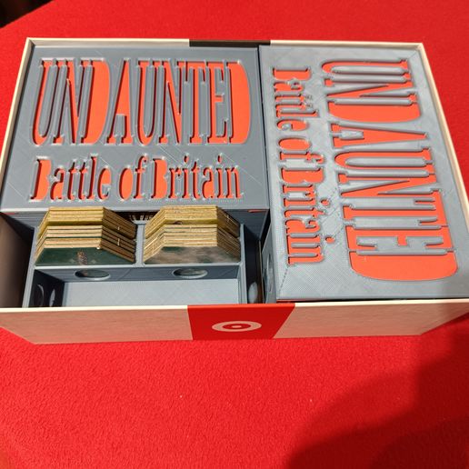📦 Undaunted Battle of Britain Box Insert・ STL File for 3D printing・Cults