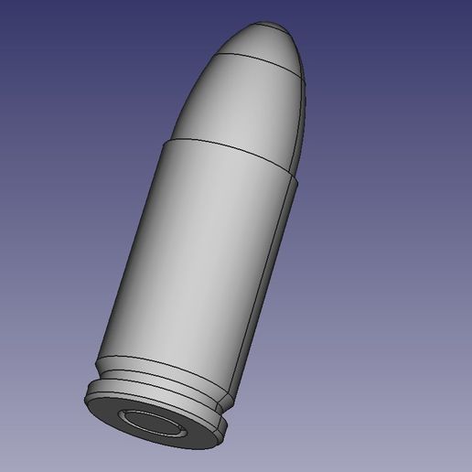 👽 9 mm PARABELLUM・Free STL File for 3D printing・Cults