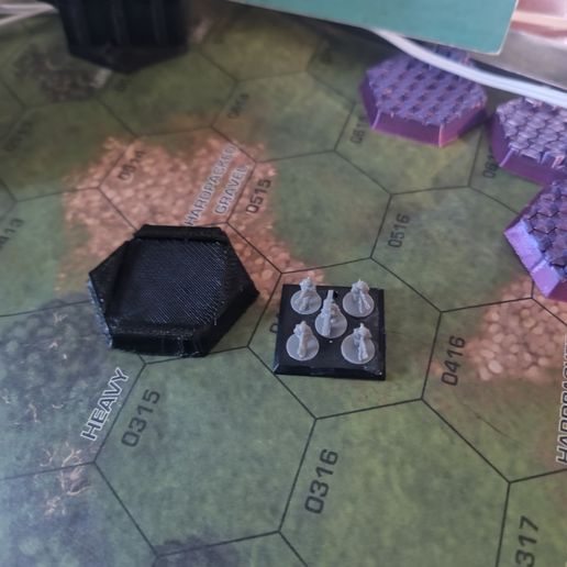 ♟ 6MM Epic to Battletech base converter・Free STL File for 3D printing・Cults