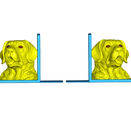 📚 Labrador Retriever Bookends (Left and Right)・Free STL File for ・Cults