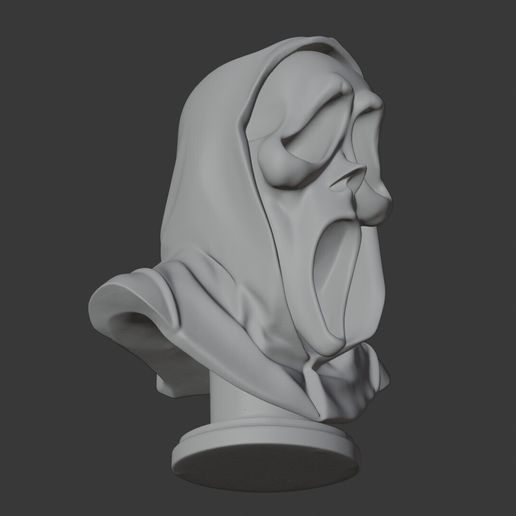 👤 Scream Head Bust 3D Model - Bust STL Printable・ STL File for 3D ...