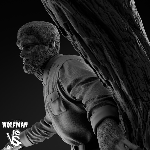 🐺 Wolfman(Monsters)・ 3D File for 3D printing・Cults