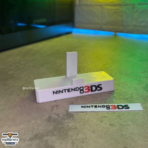 📱 NINTENDO 3DS DISPLAY STAND (EASY LOGO PRINT)・ 3MF File for 3D ...