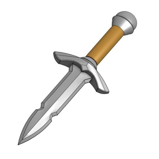 🗡️ Oblivion Remastered Inspired Iron Dagger Prop・Free 3D File for 3D ...