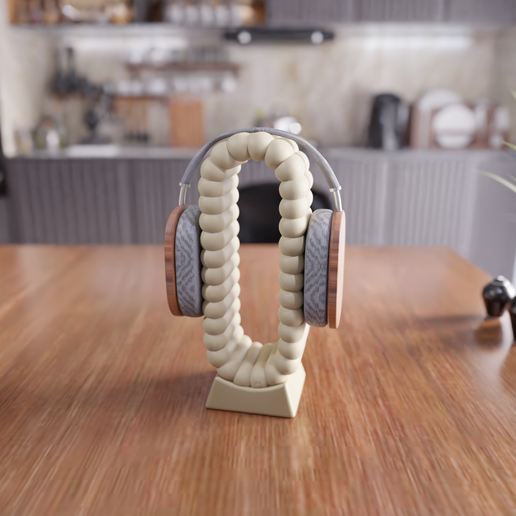 📁 3D Headset Stand Decor as a Stl File & Personalized Stand, Music ...