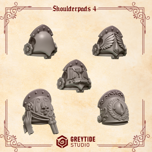 🛰 Shoulder pads 4 CL・ 3D File for 3D printing・Cults