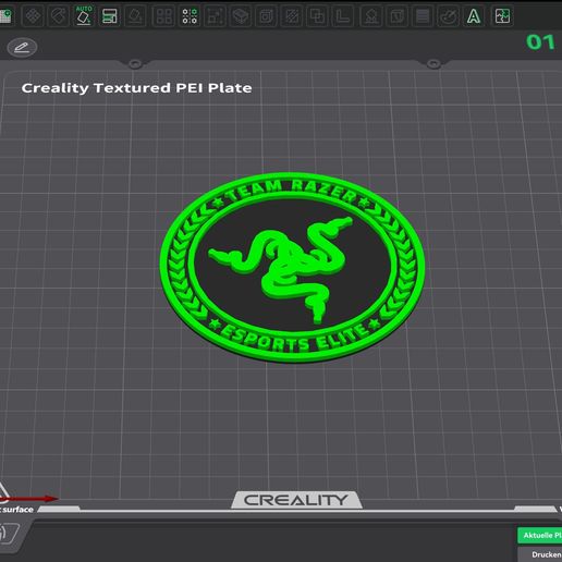 👽 Team Razer coaster・Free STL File for 3D printing・Cults