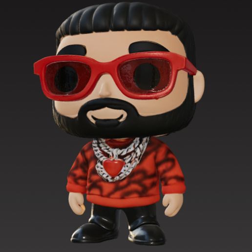 🇵🇷 Anuel AA Funko Pop・ 3D File for 3D printing・Cults